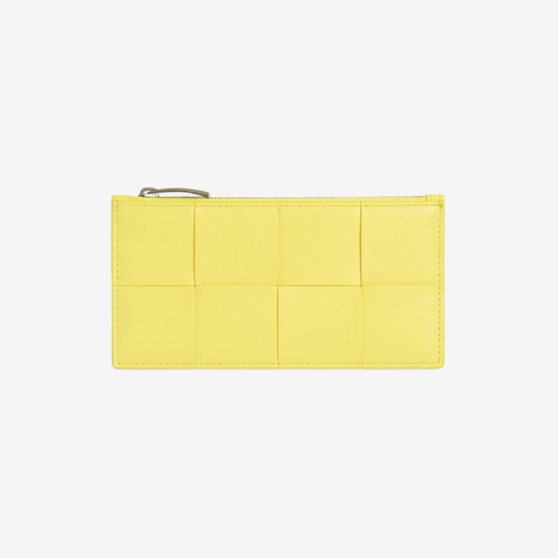 보테가 베네타 카세트 롱 지퍼 카드 케이스 셔벗 Bottega Veneta Kream