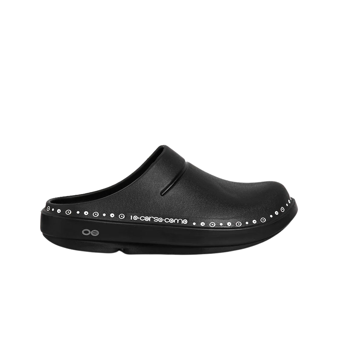 우포스 x 10 꼬르소 꼬모 클로그 블랙 | Oofos | KREAM