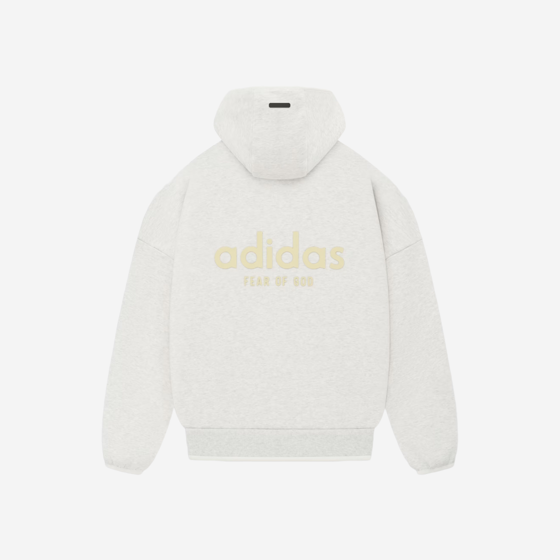 아디다스 x 피어 오브 갓 애슬레틱스 헤더 후드 초크 화이트 멜란지 - US 사이즈 | Adidas | KREAM