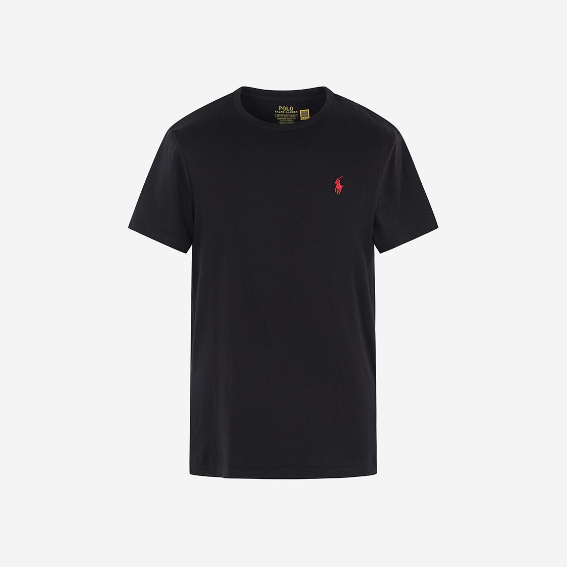 폴로 랄프 로렌 커스텀 슬림 크루넥 티셔츠 블랙 | Polo Ralph Lauren | KREAM