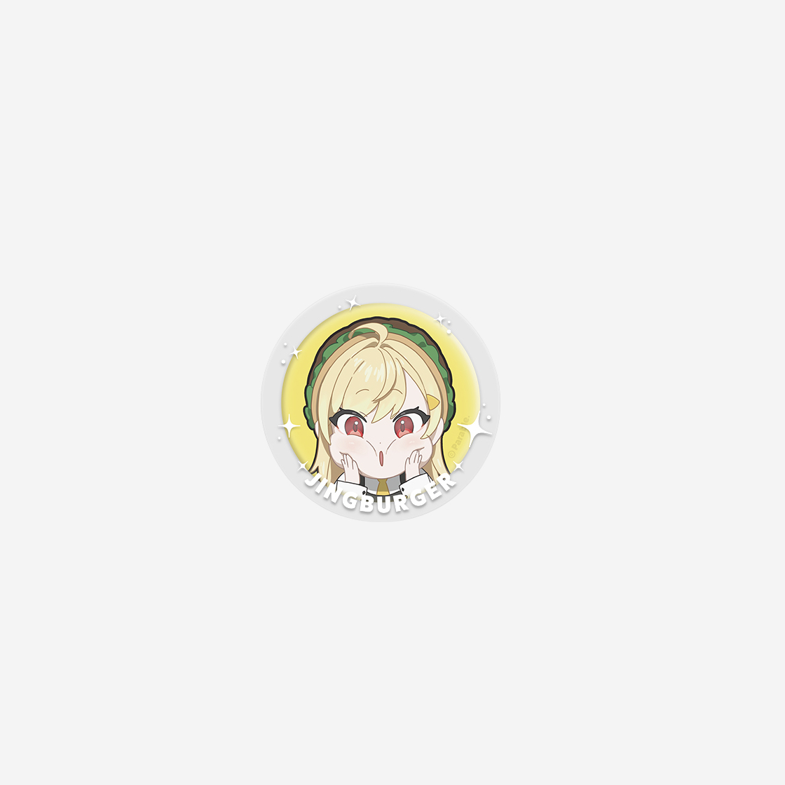 우왁굳 이세계 페스티벌 캔 뱃지 + PVC 커버 세트 징버거 | Woowakgood | KREAM