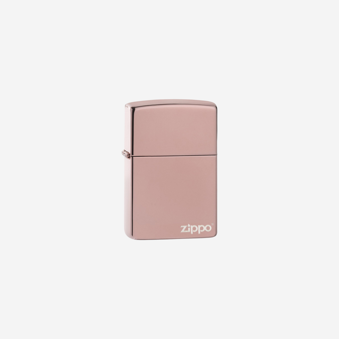 지포 하이 폴리쉬 로고 라이터 로즈 골드 | Zippo | KREAM