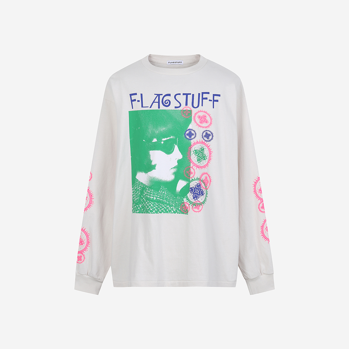 플래그스터프 힌들리 롱슬리브 티 화이트 | Flagstuff | KREAM