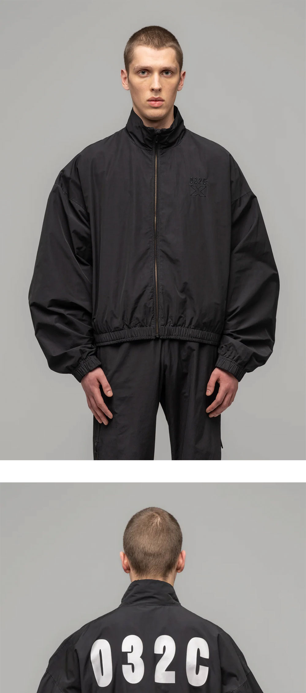 032c 바나나 슬리브 트랙수트 자켓 워시드 블랙 | 032c | KREAM