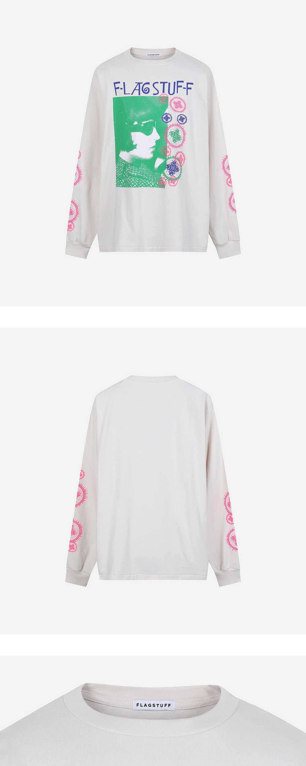 플래그스터프 힌들리 롱슬리브 티 화이트 | Flagstuff | KREAM