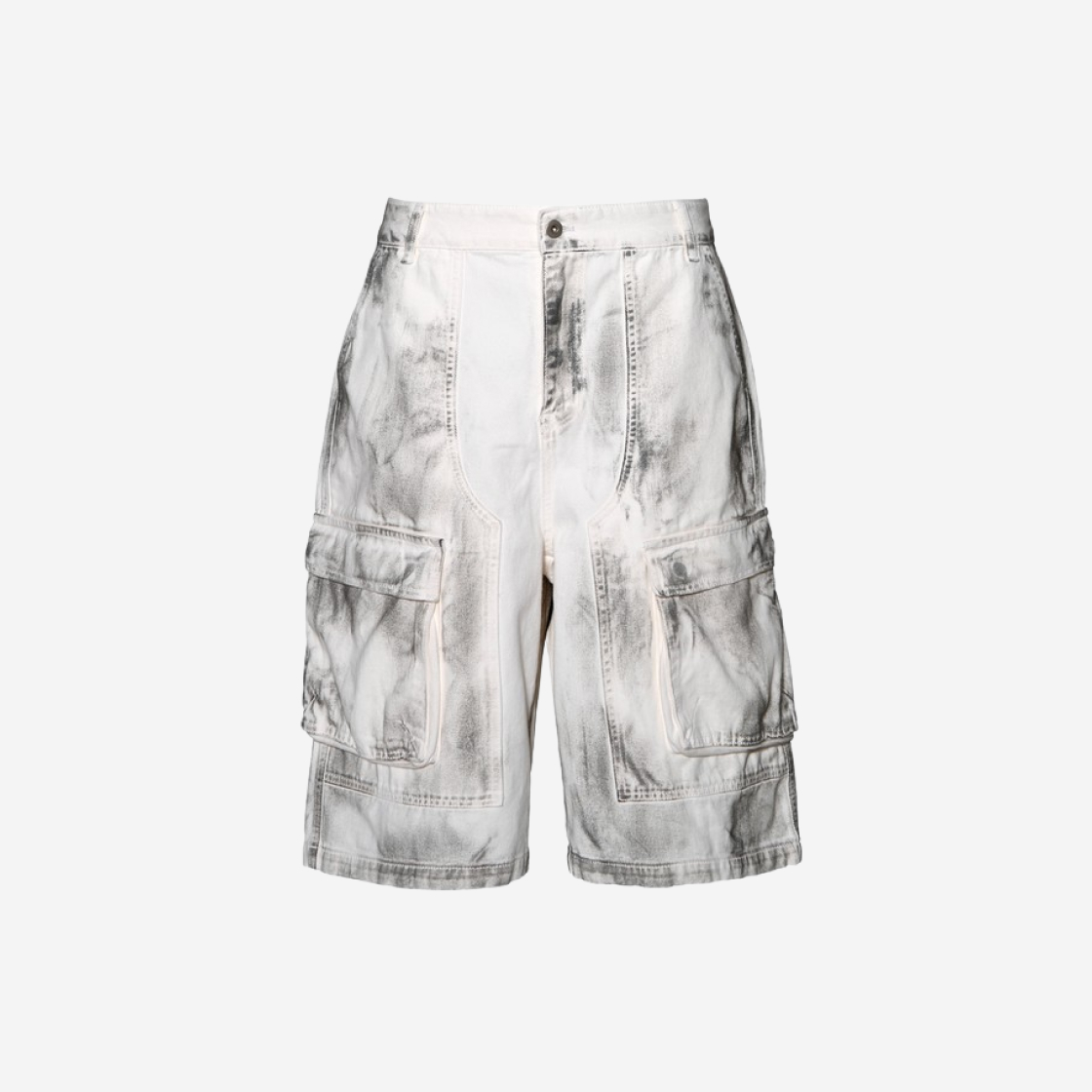 엠제이디 카고 데님 버뮤다 팬츠 더티 화이트 | MJD | KREAM