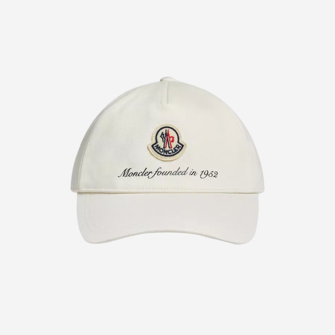 몽클레르 개버딘 베이스볼 캡 화이트 - 24SS | Moncler | KREAM