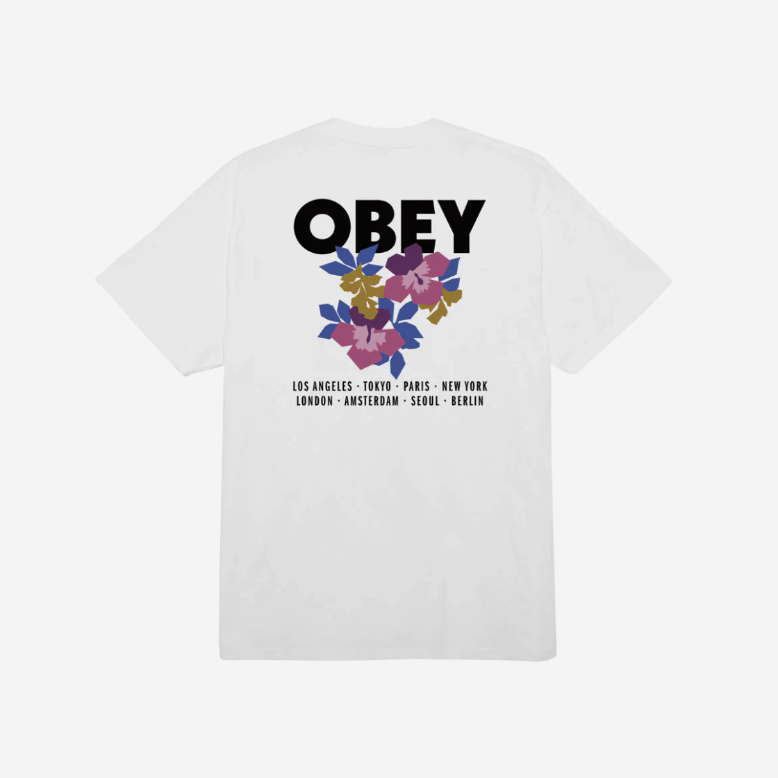 오베이 플로랄 가든 클래식 티셔츠 화이트 | Obey | KREAM