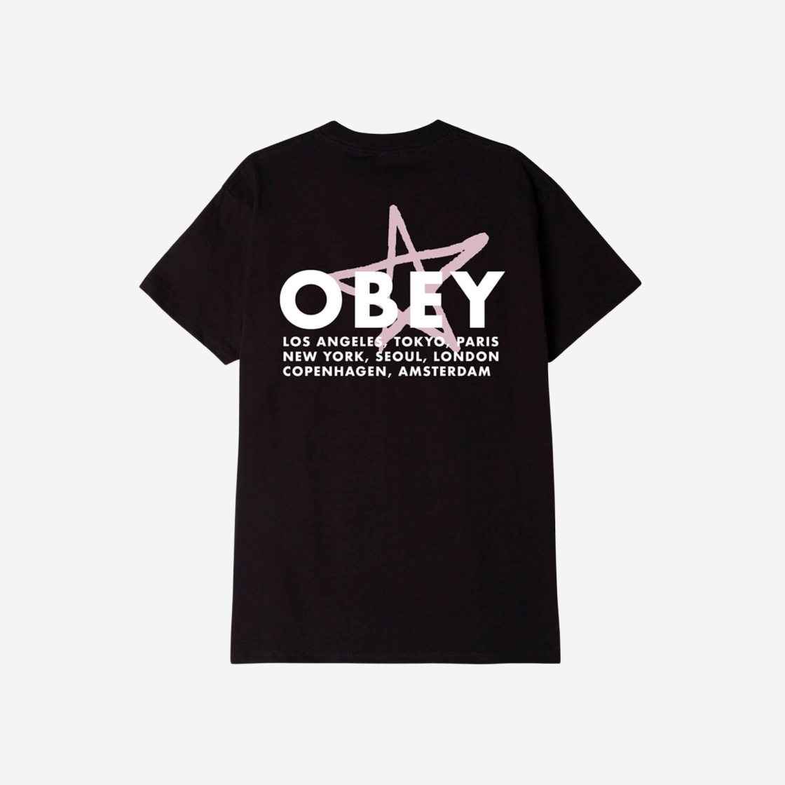 오베이 시티 스타 클래식 티셔츠 블랙 | Obey | KREAM