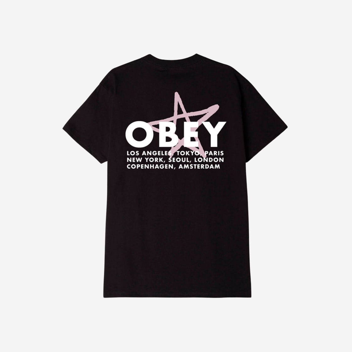 오베이 시티 스타 클래식 티셔츠 블랙 | Obey | KREAM