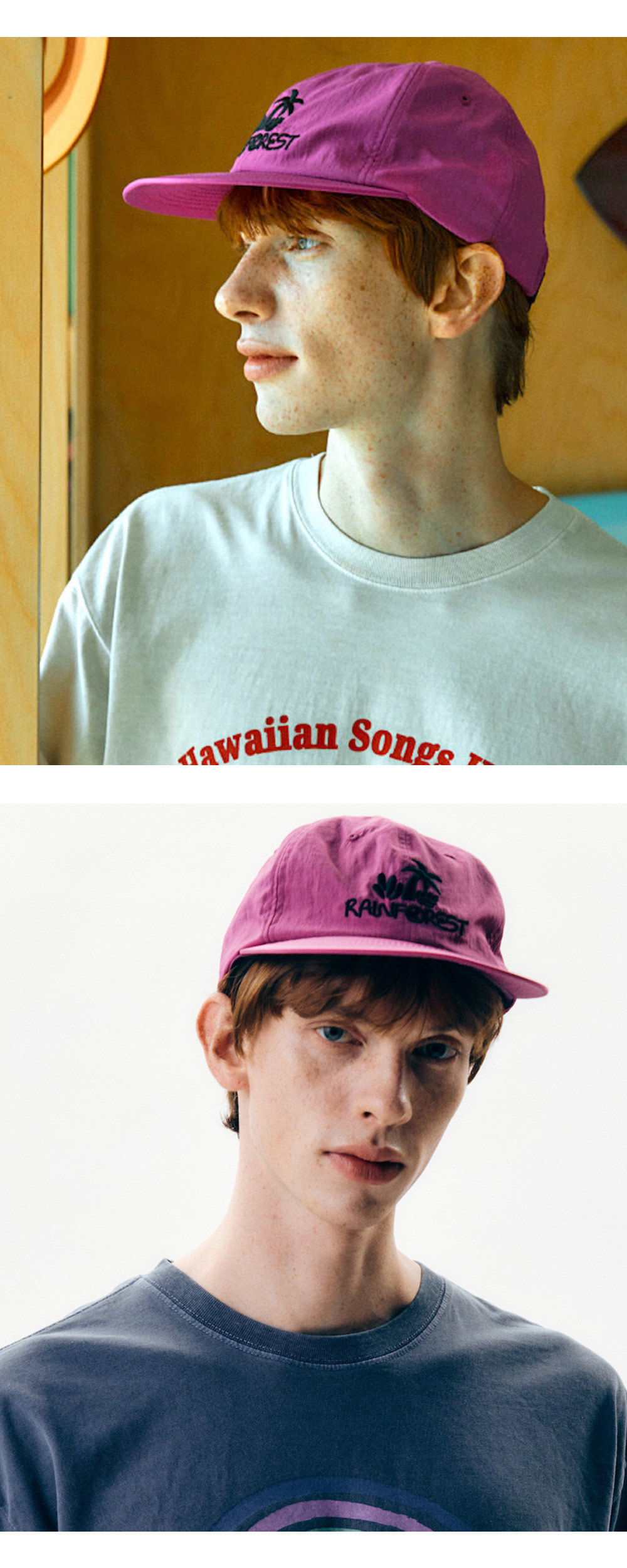 빅웨이브 컬렉티브 레인포레스트 나일론 캡 베리 베리 | BIGWAVE COLLECTIVE | KREAM