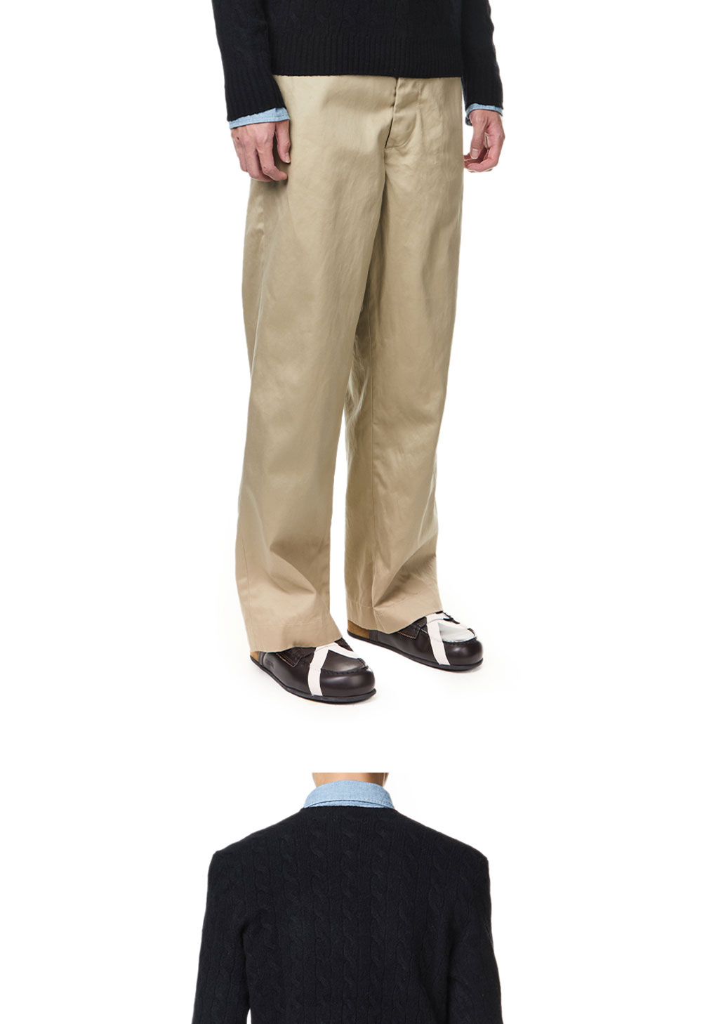 오어슬로우 빈티지 핏 아미 트라우저 카키 | Orslow | KREAM