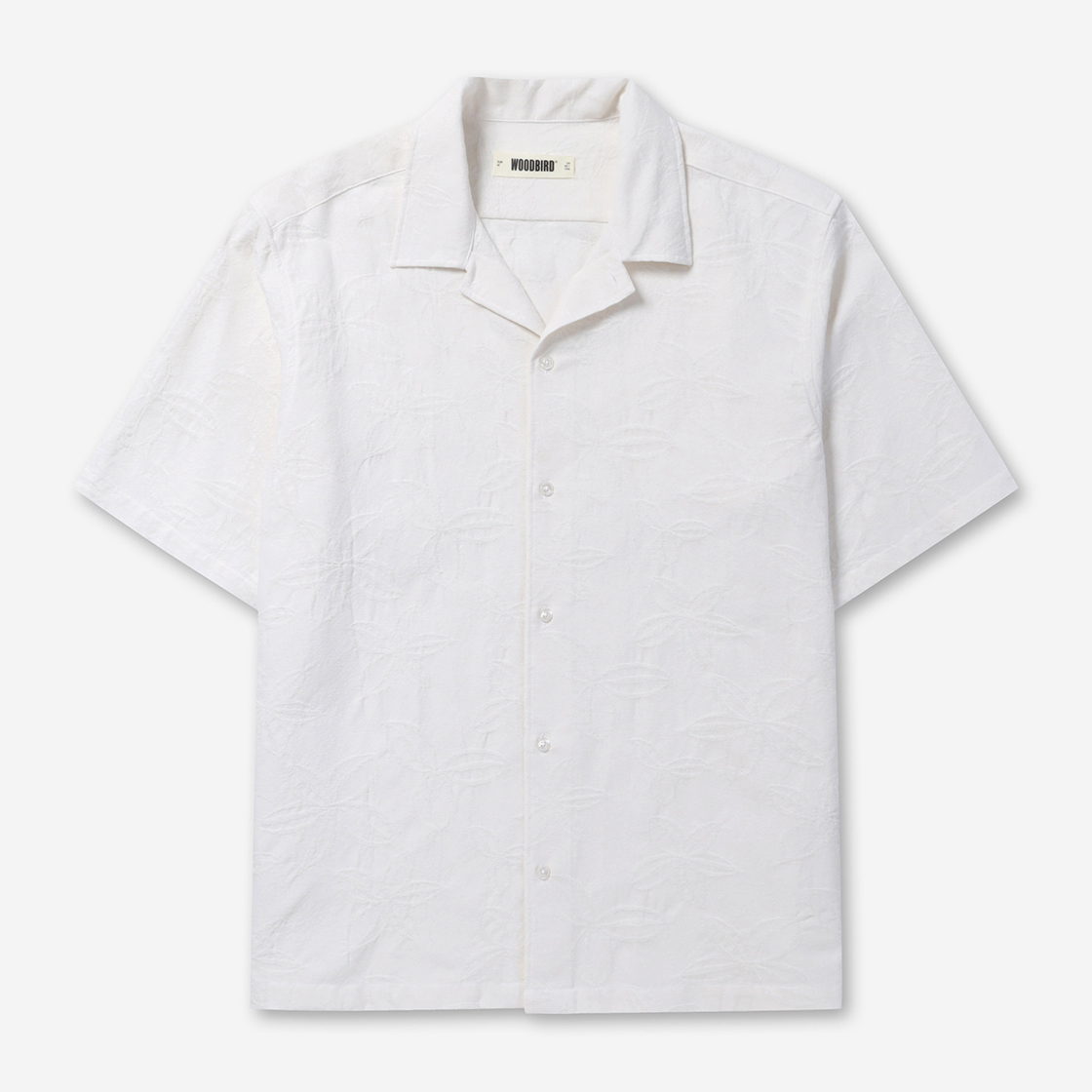 시리즈 우드버드 WB써니 메쉬 오픈 칼라 셔츠 화이트 | SERIES | KREAM
