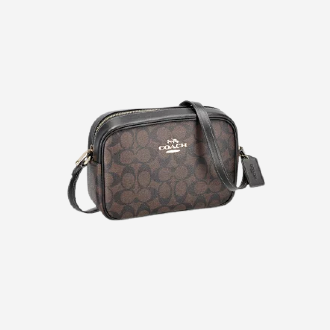 코치 시그니처 캔버스 제이미 카메라백 골드 브라운 블랙 | Coach | KREAM