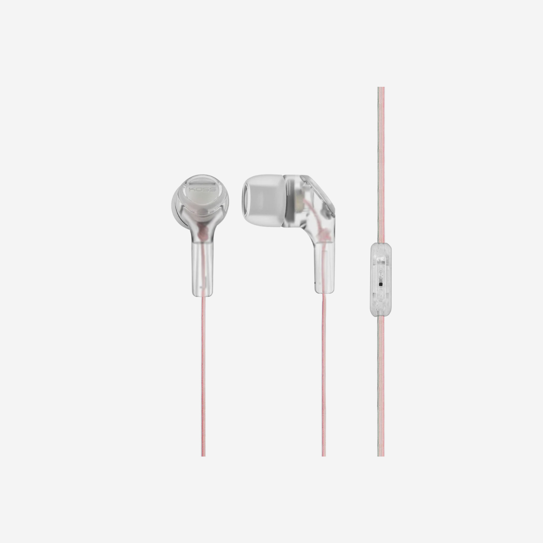 코스 KEB15 볼륨 컨트롤 이어폰 클리어 | Koss | KREAM