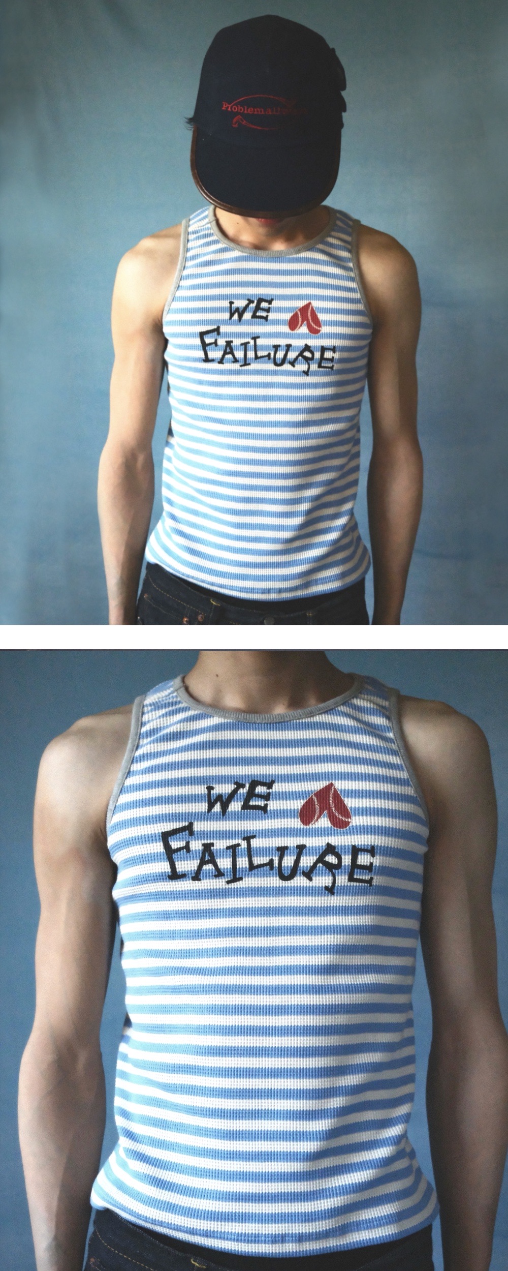 프라블럼올웨이즈 위 러브 페일류어 슬리브리스 블루 | Problemallways | KREAM