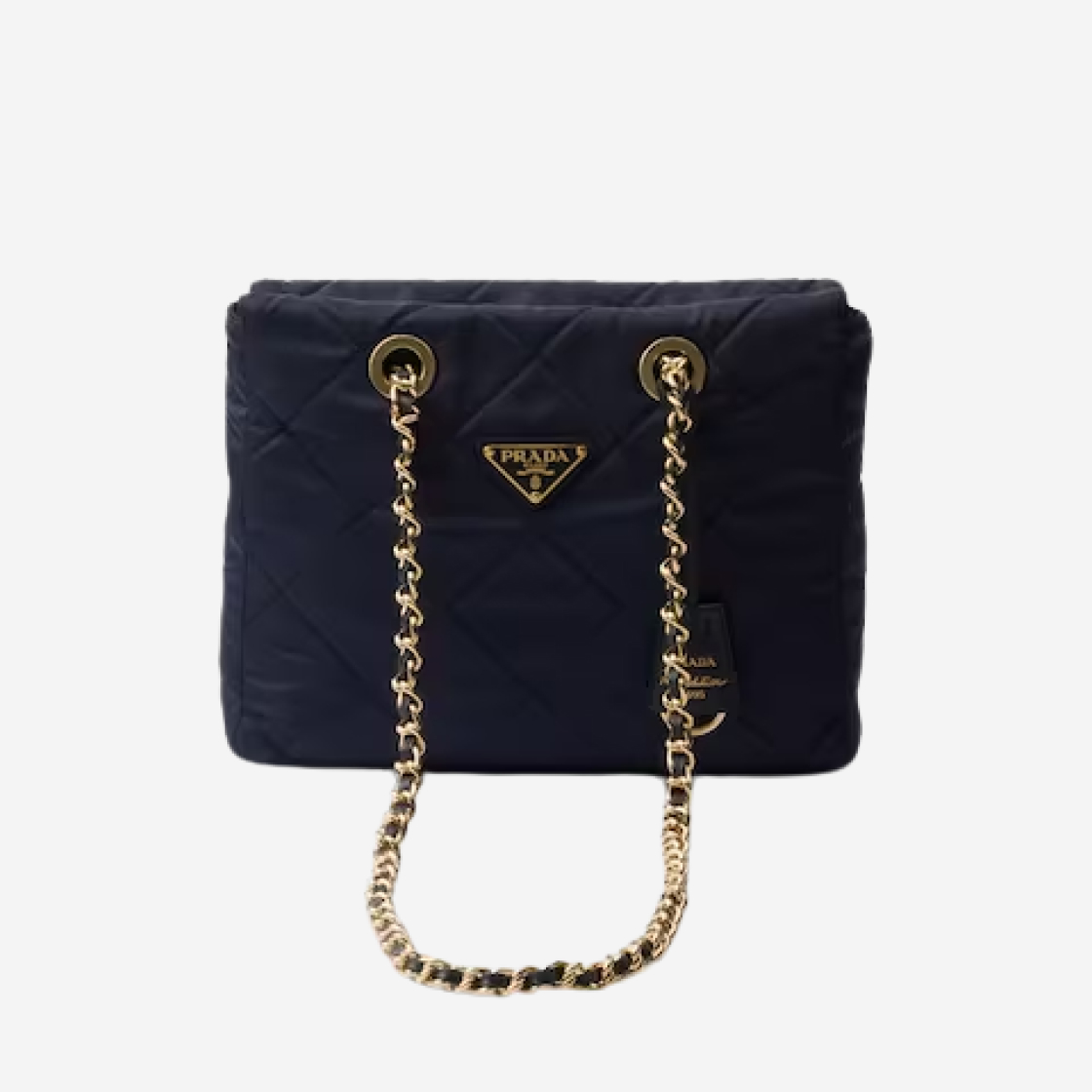프라다 프라다 리에디션 1995 체인 리나일론 토트백 네이비 | Prada | KREAM