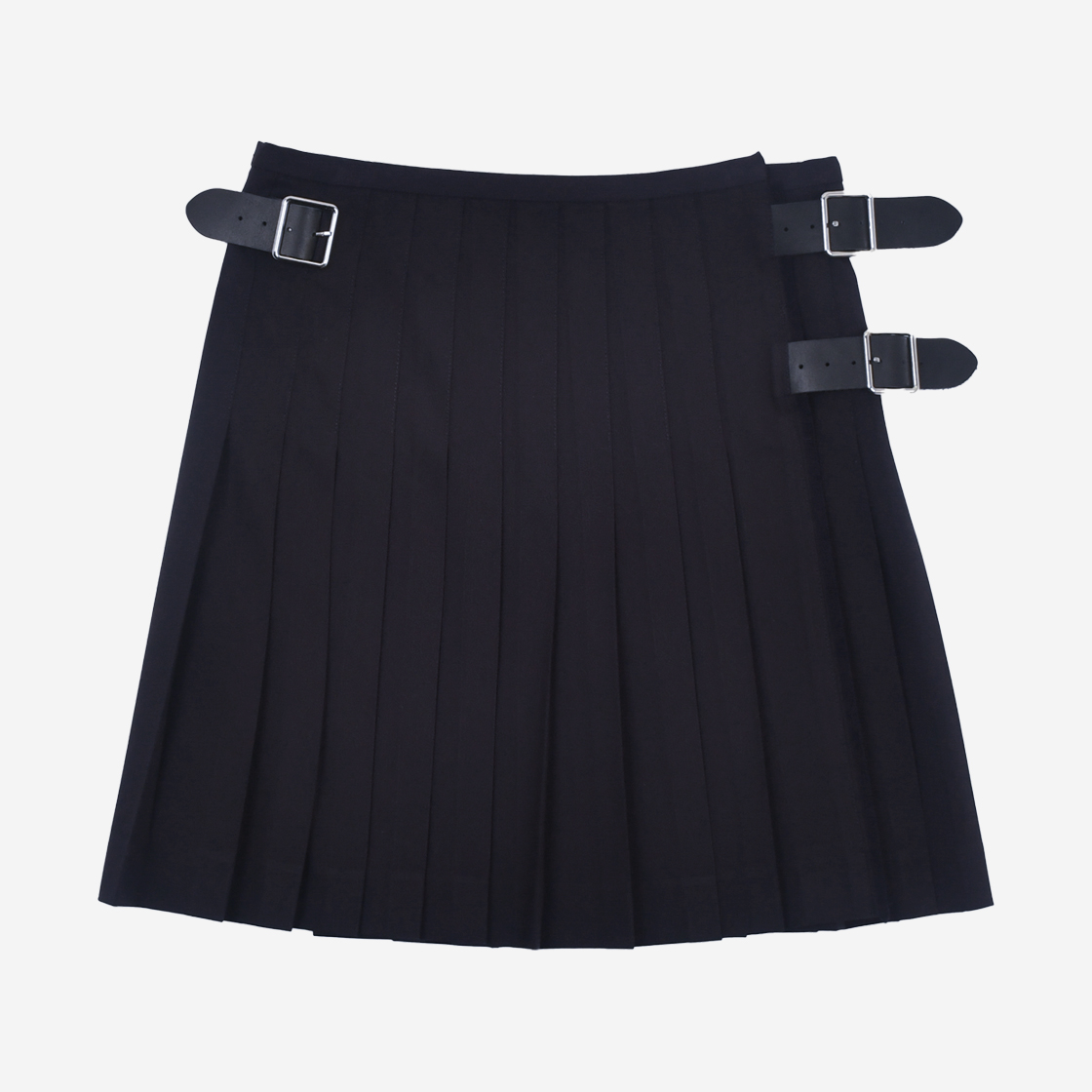할로미늄 쇼츠 플리츠 랩 스커트 2 네이비 | HALOMINIUM | KREAM