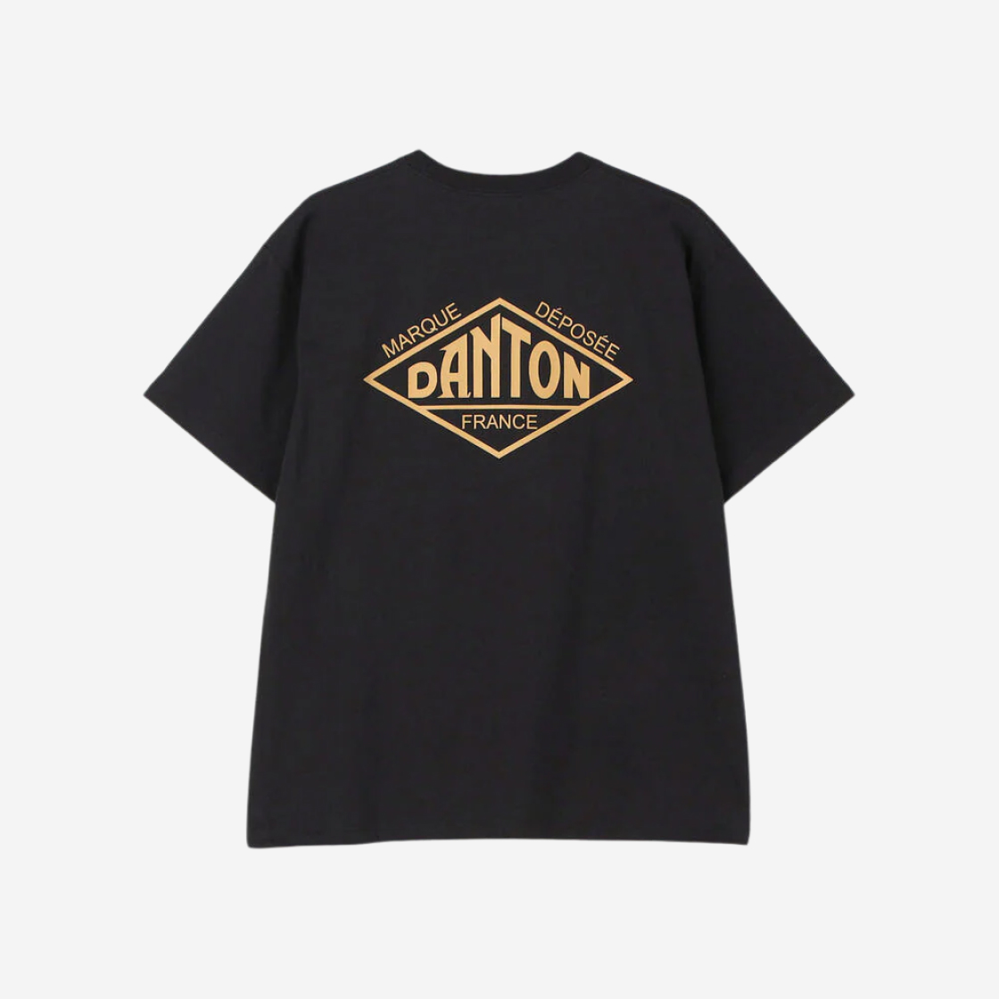 단톤 숏슬리브 로고 퍼스트 티셔츠 블랙 | Danton | KREAM