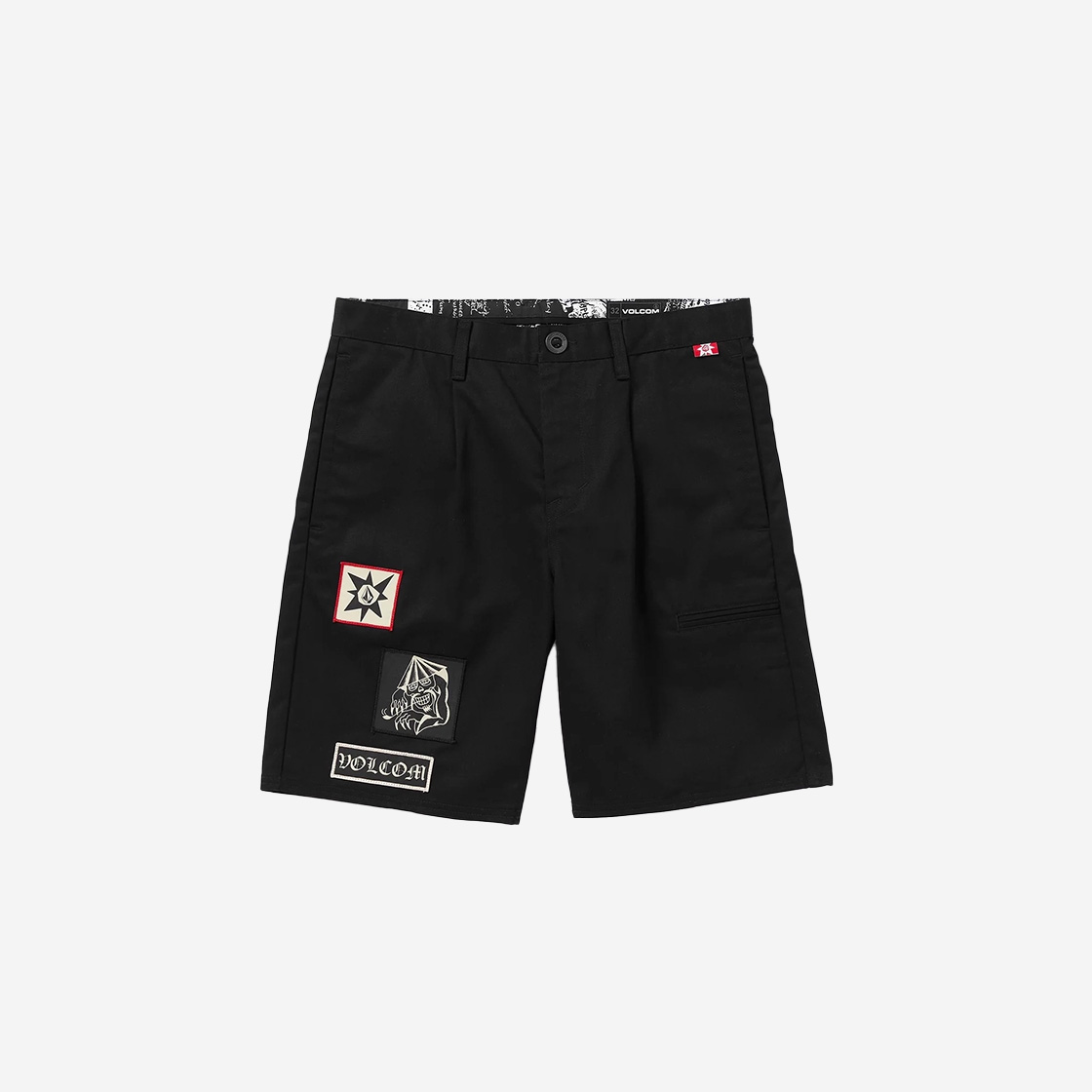 볼컴 FA 유스케 서비스 숏 팬츠 블랙 | VOLCOM | KREAM