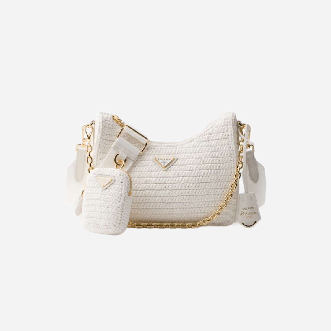 프라다 프라다 리에디션 2005 크로셰 백 화이트 | Prada | KREAM