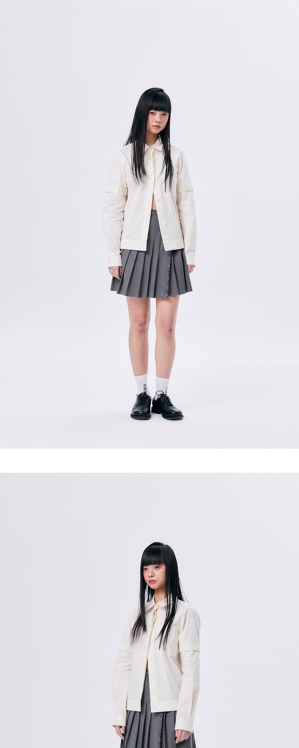 할로미늄 셔츠 자켓 에크루 | HALOMINIUM | KREAM