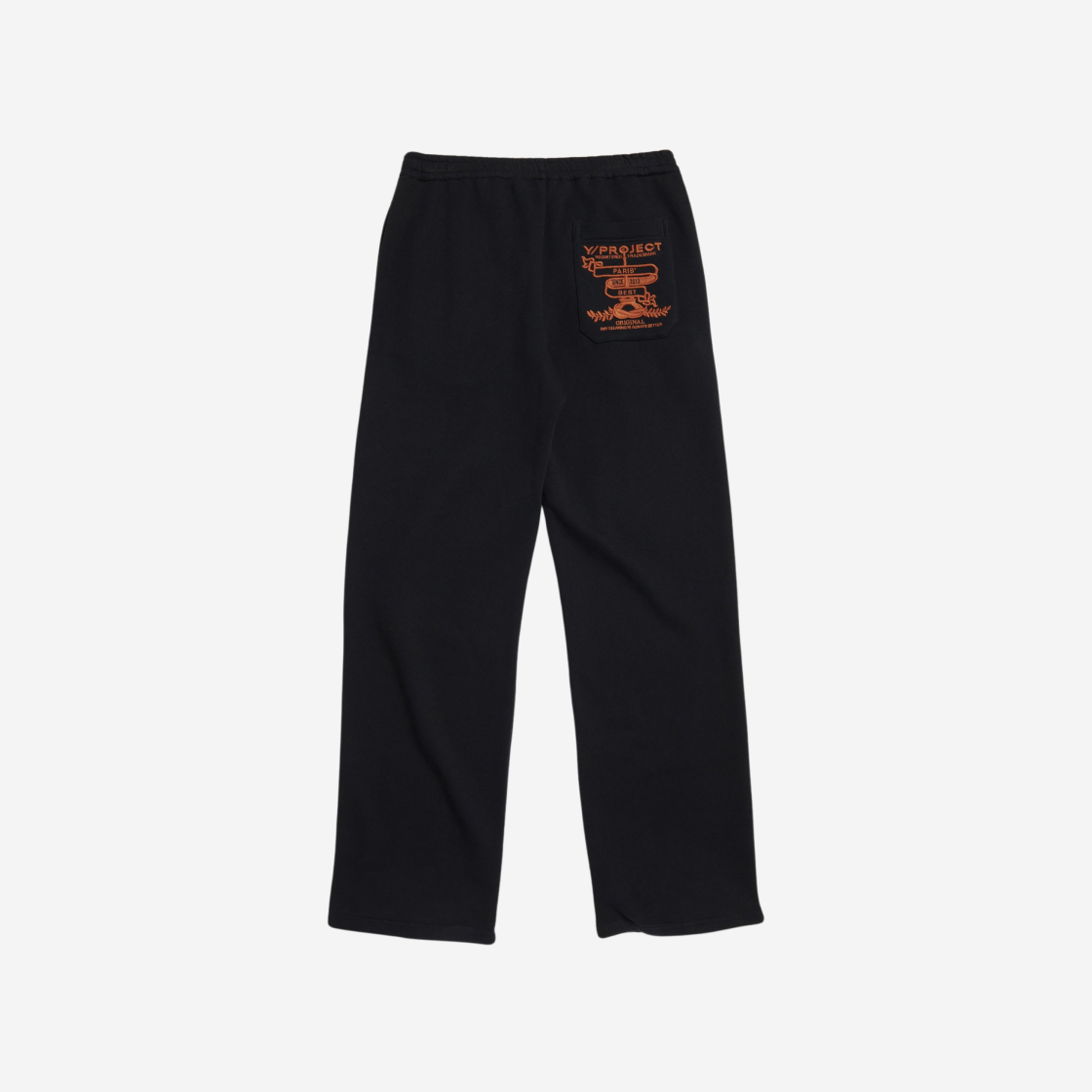 와이프로젝트 파리 베스트 자수 스웨트팬츠 블랙 - 23FW | Y/Project | KREAM