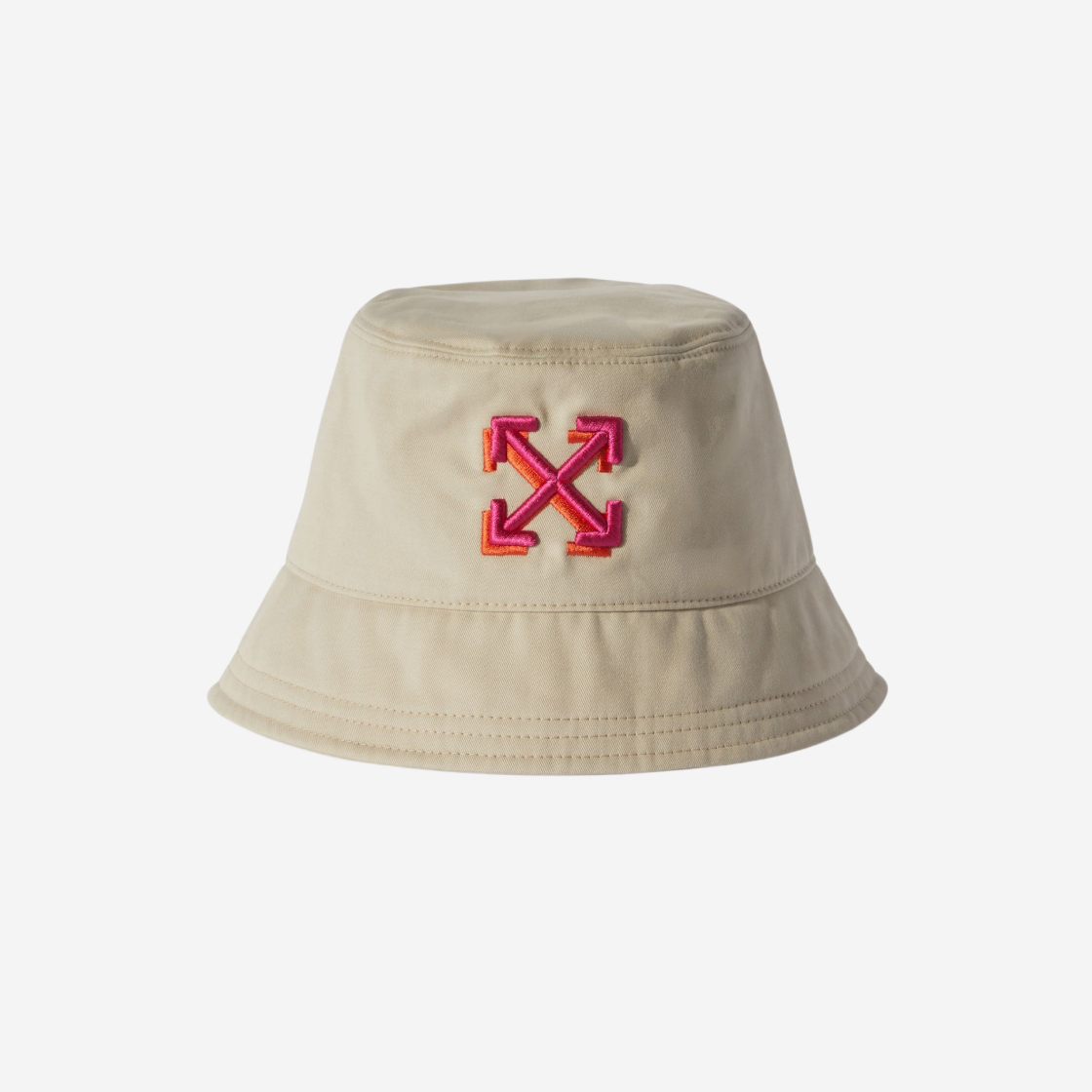 오프화이트 에로우 버킷햇 화이트 푸시카 | Off-White | KREAM