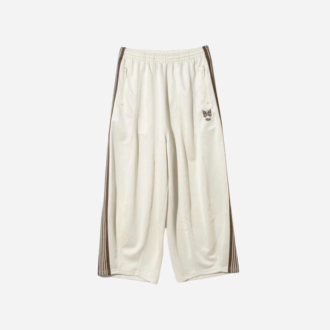 니들스 x TW H.D. 트랙 팬츠 폴리 스무스 화이트 | Needles | KREAM