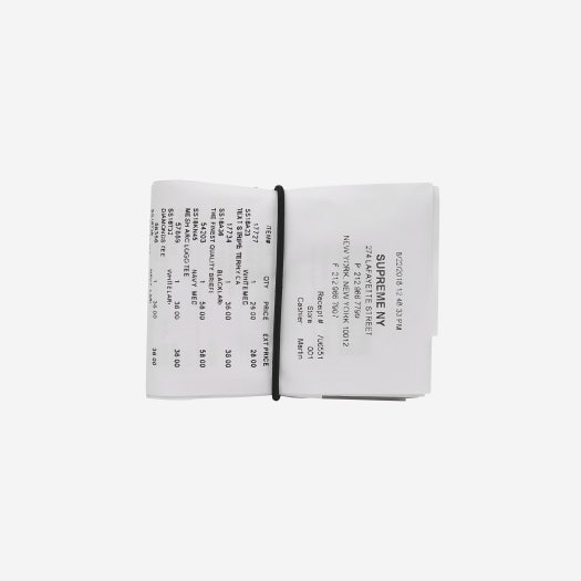 슈프림 x MM6 메종 마르지엘라 리시트 월렛 화이트 - 24SS | Supreme | KREAM