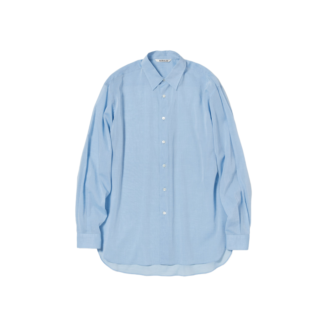 오라리 하드 트위스트 핀스 오간디 셔츠 삭스 블루 샴브레이 | Auralee | KREAM