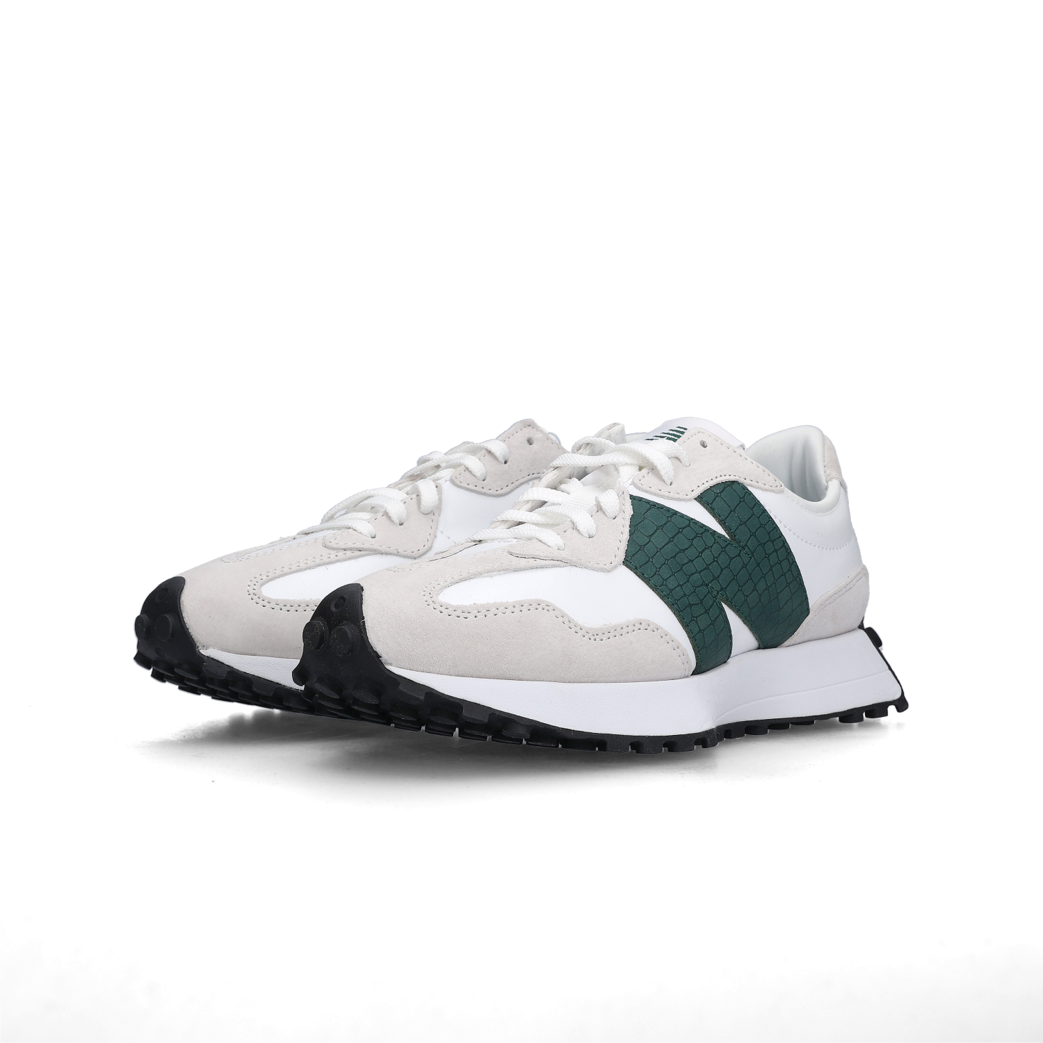 (W) 뉴발란스 327 화이트 올리브 그린 | KREAM