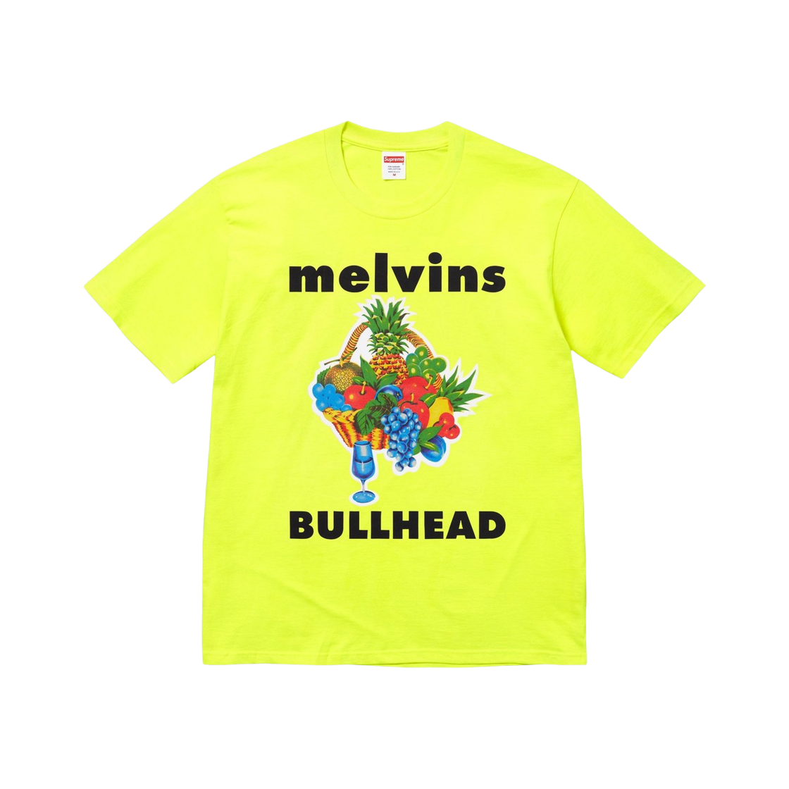 슈프림 x 멜빈스 불헤드 티셔츠 플로레센트 옐로우 - 24SS | Supreme | KREAM