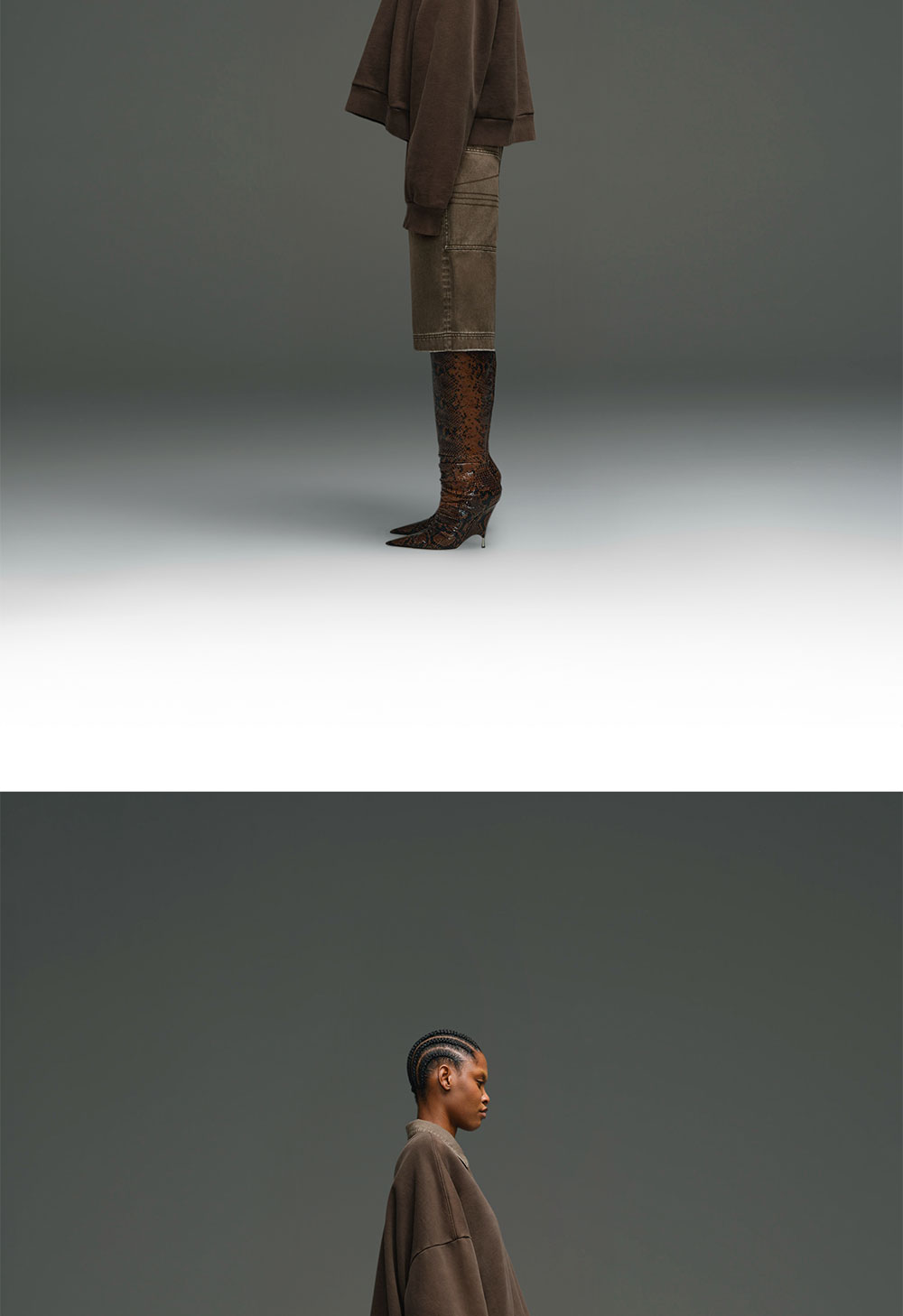 엔타이어스튜디오 D-쇼츠 밀리터리 스톤 - 24FW | Entire Studios | KREAM