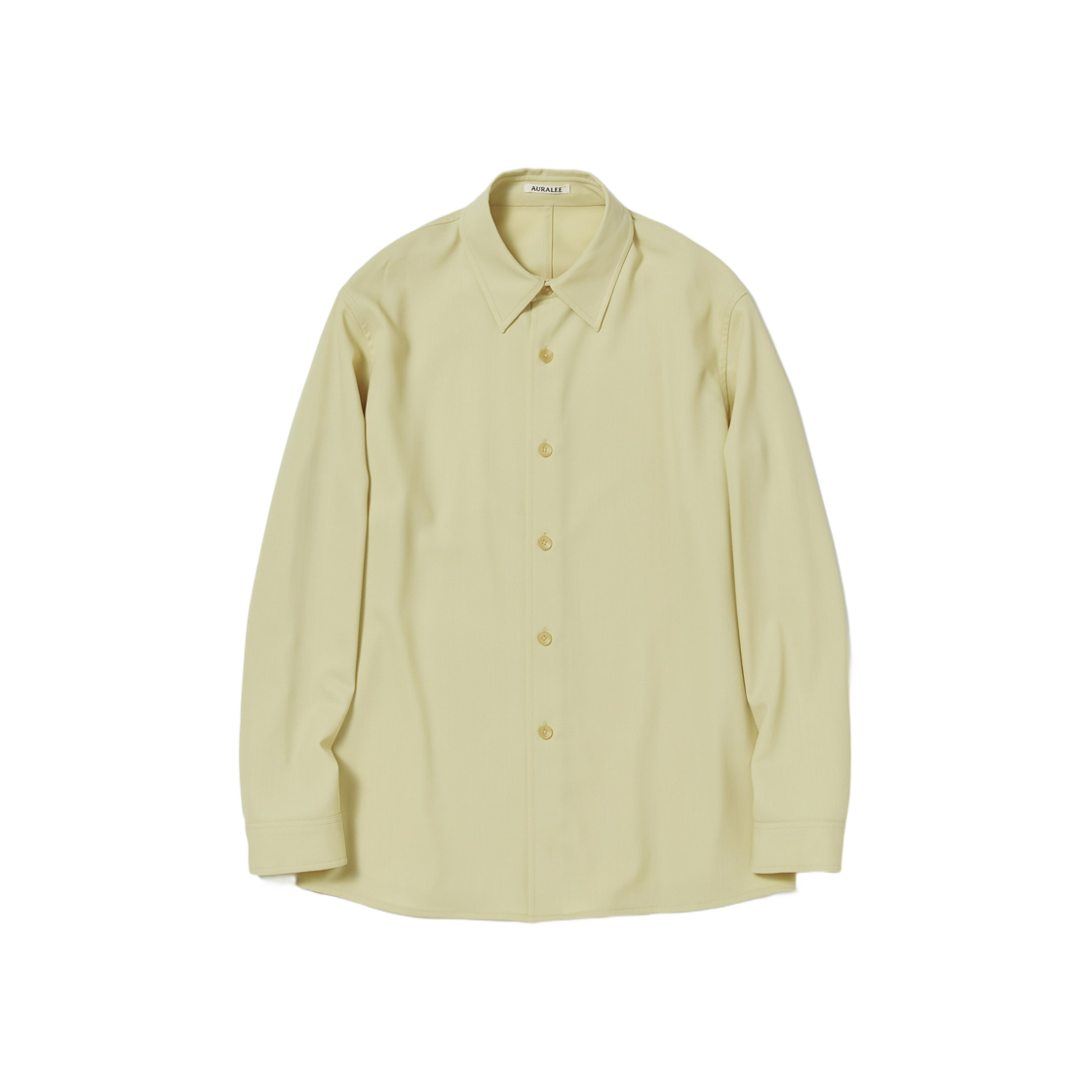 오라리 하드 트위스트 울 도비 셔츠 라이트 베이지 | Auralee | KREAM