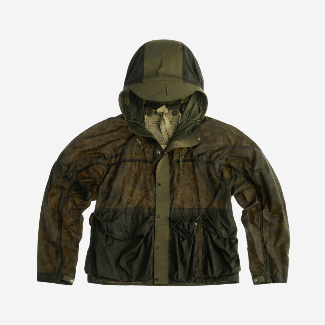텐 씨 x 어웨이크 뉴욕 스카이 텐 아노락 어웨이크 에디트 올리브 그린 | Ten C | KREAM