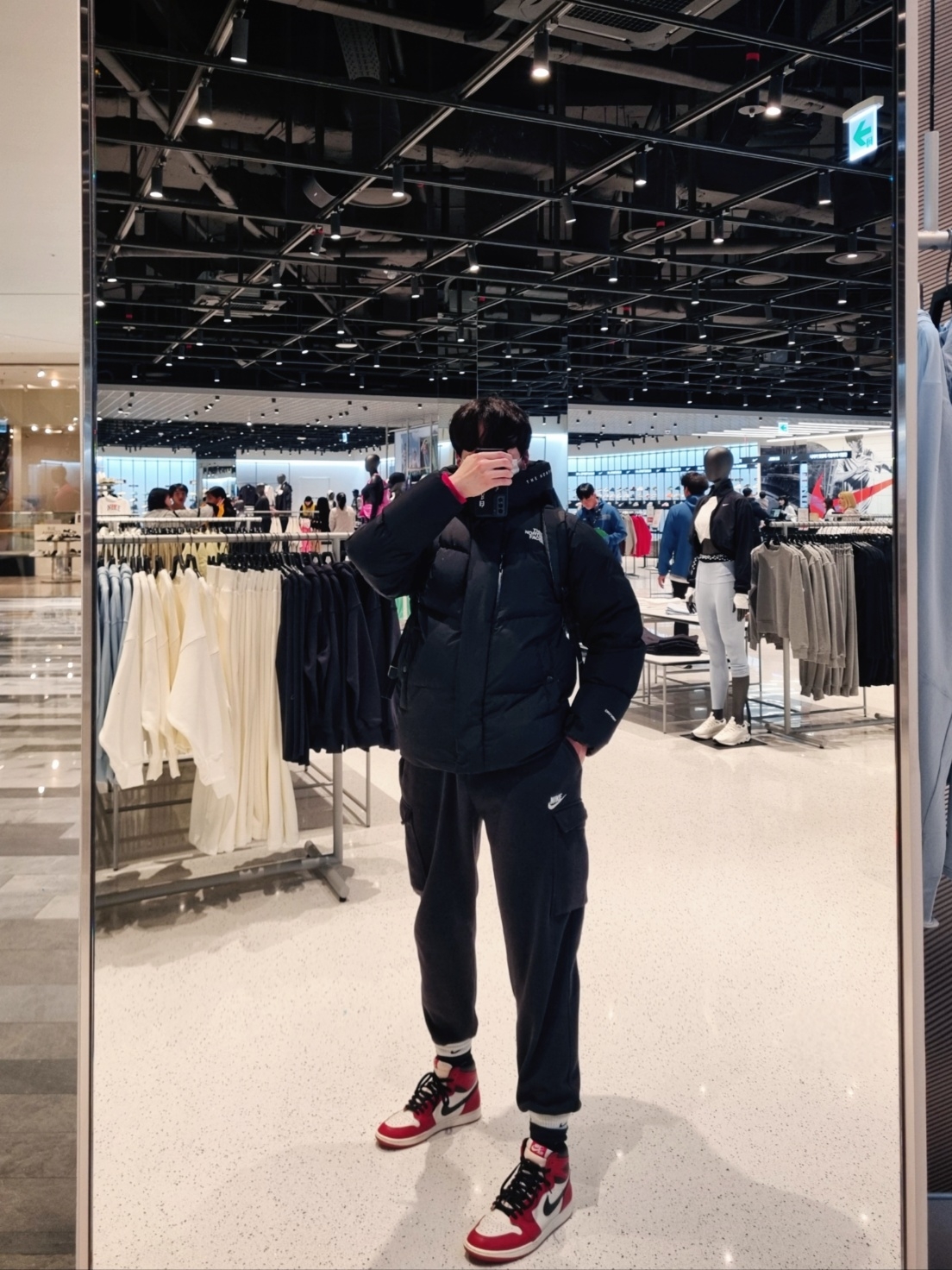 조던1 시카고 & 이지갭 후드 Red | KREAM