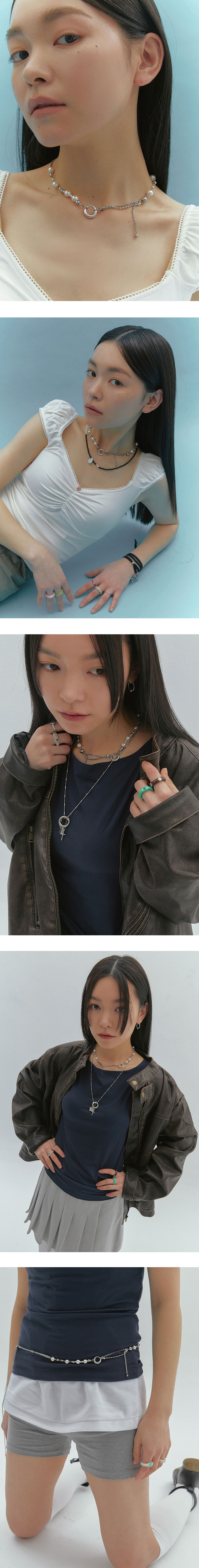 엔프프 캐스케이드 펄 네크리스 | Nff | KREAM