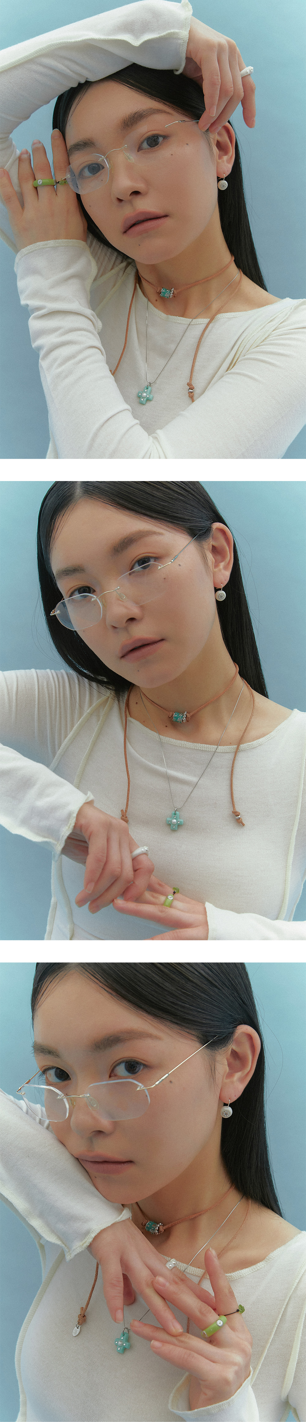 엔프프 로즈 솔리테르 링 화이트 | Nff | KREAM