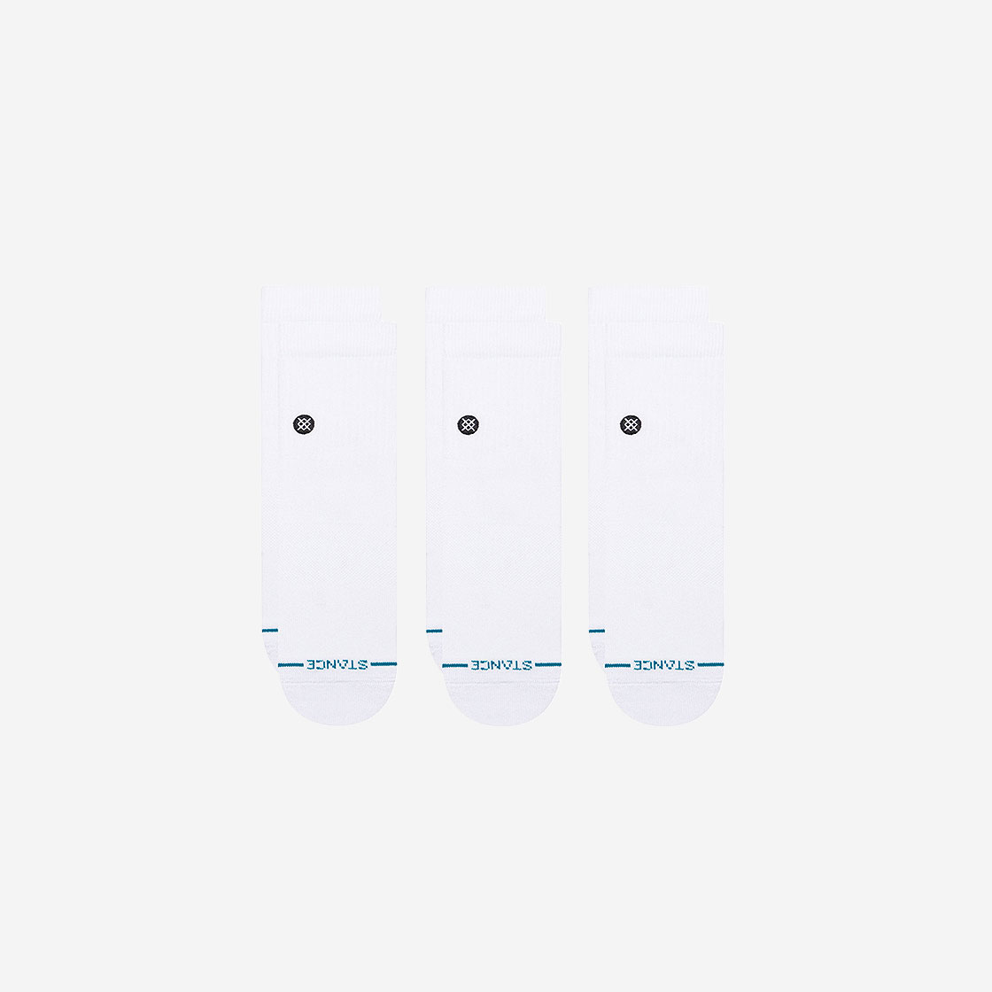 스탠스 아이콘 쿼터 3팩 화이트 | STANCE | KREAM