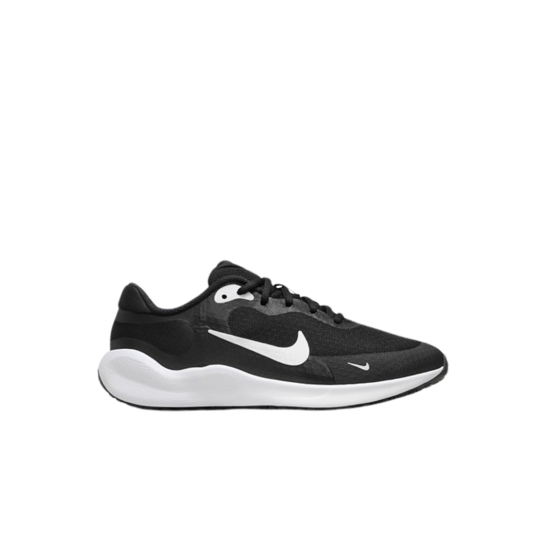 (GS) 나이키 레볼루션 7 블랙 화이트 | Nike | KREAM
