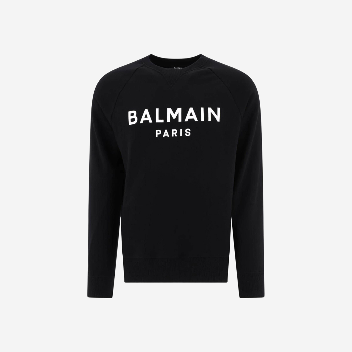 발망 파리 로고 스웨트셔츠 블랙 | Balmain | KREAM