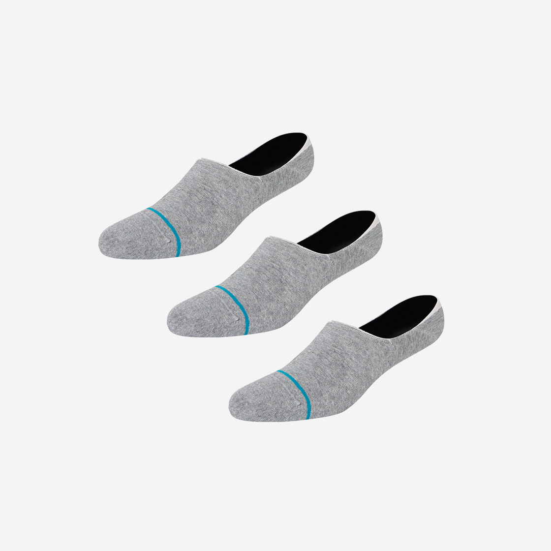 스탠스 아이콘 노 쇼 3팩 헤더 그레이 | STANCE | KREAM