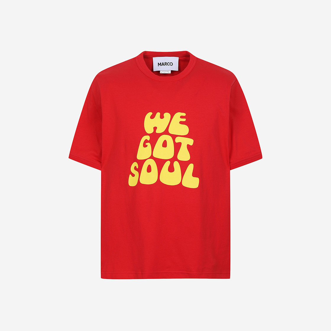 마르코 위 갓 소울 티셔츠 레드 | MARCO | KREAM