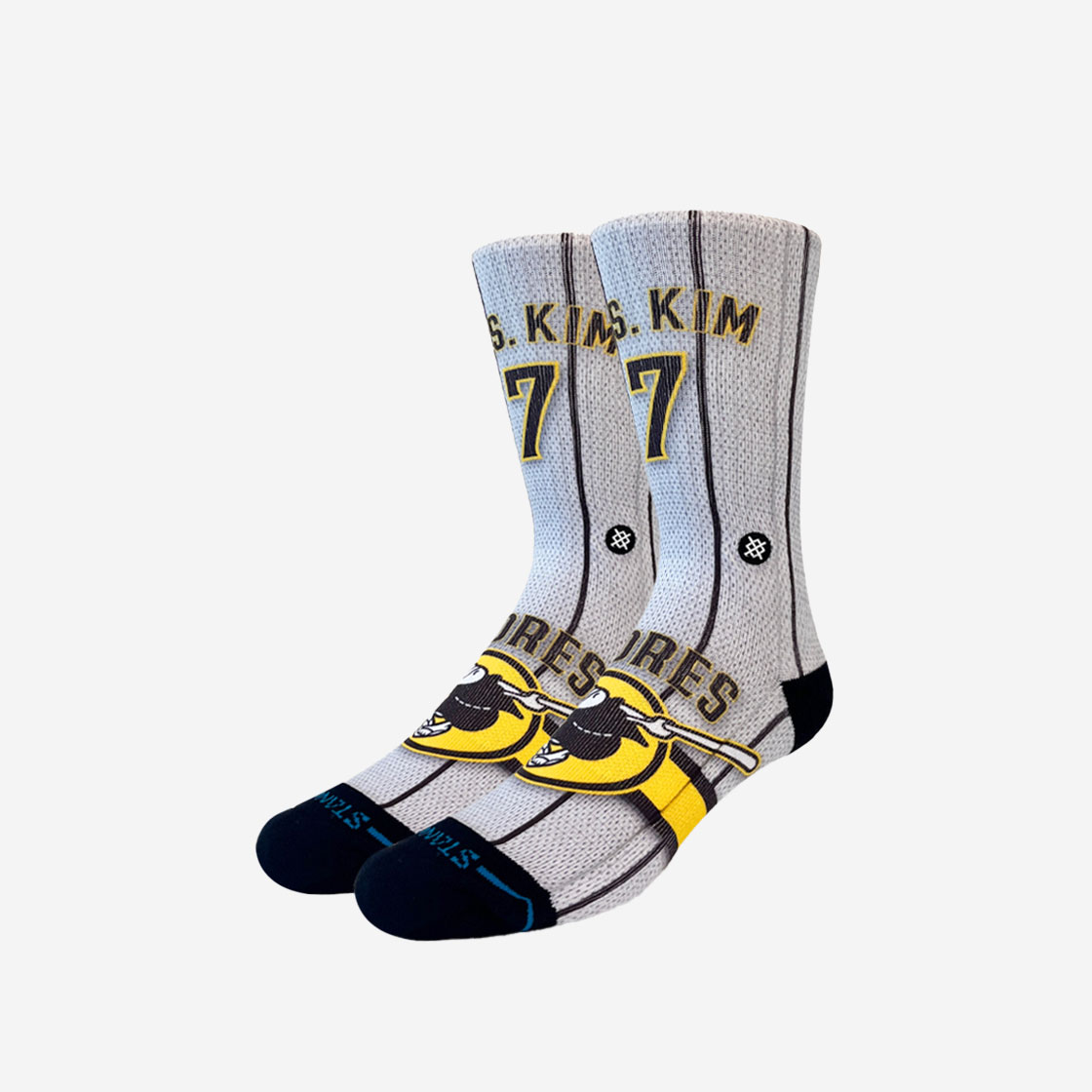 스탠스 x 엠엘비 2024 플레이어스 삭스 김하성 버전 2 옐로우 | STANCE | KREAM