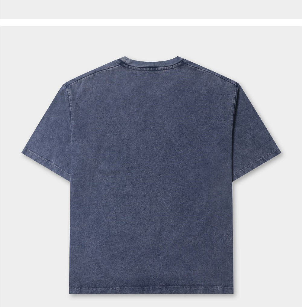 시리즈 X 그라플렉스 프린팅 워싱 반팔 티셔츠 네이비 | SERIES | KREAM