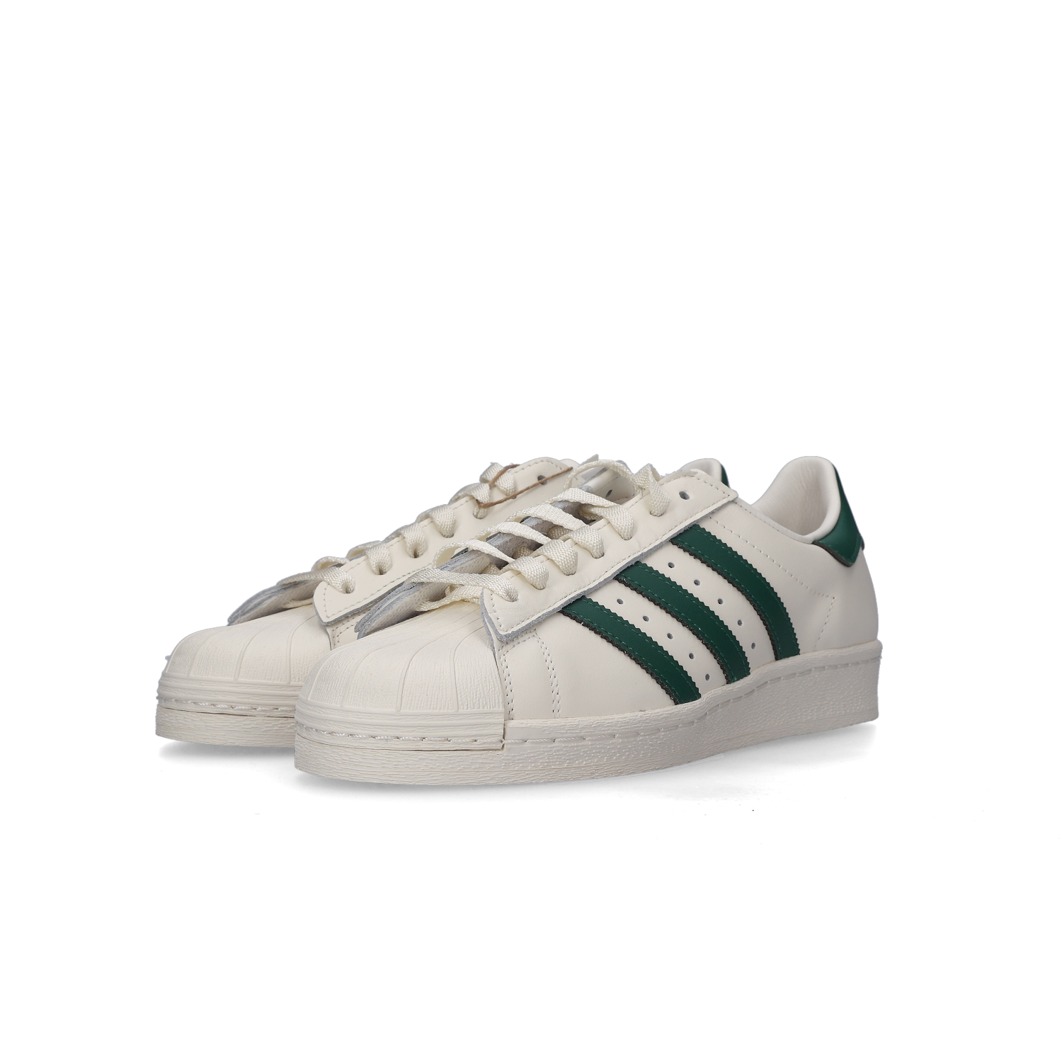 아디다스 슈퍼스타 82 오프 화이트 다크 그린 | KREAM