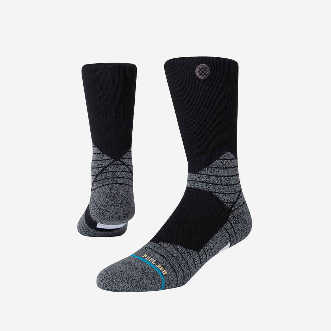 스탠스 퍼포먼스 크루 블랙 | STANCE | KREAM