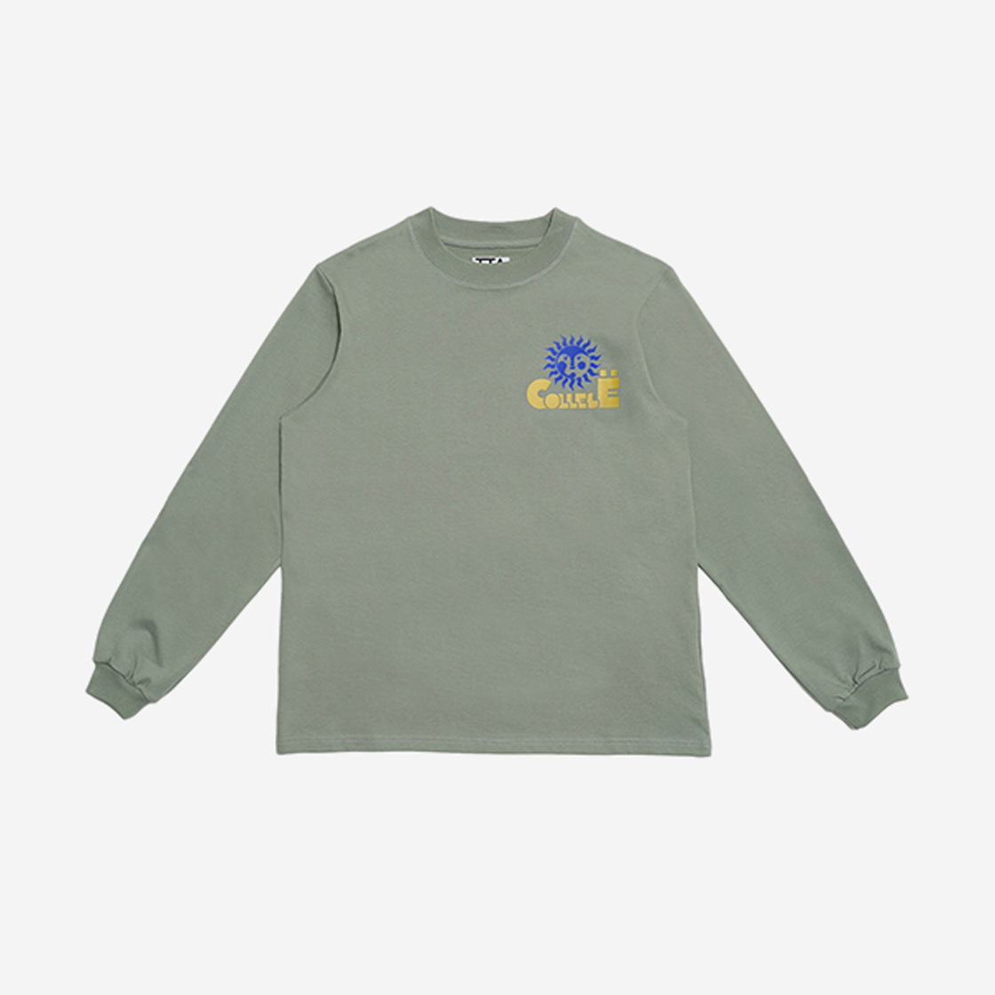 토우토우 아카이브 썬 콜리지 롱슬리브 티셔츠 카키 | TOWTOW.ARCHIVE | KREAM