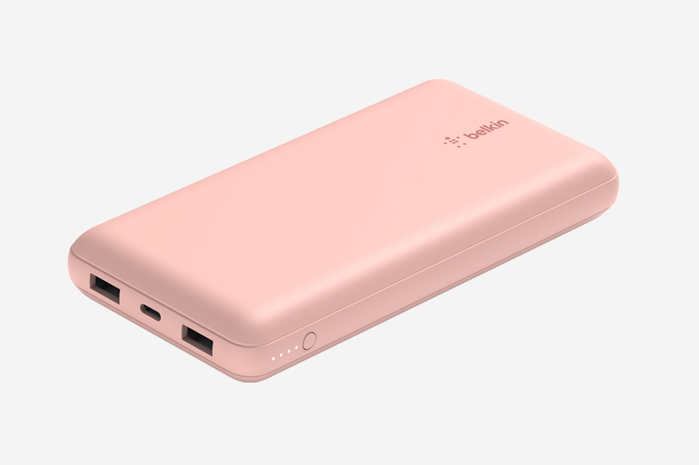 벨킨 20000mAh 3-port 15W PD 고속 충전 보조배터리 BPB012bt 로즈골드 | Belkin | KREAM